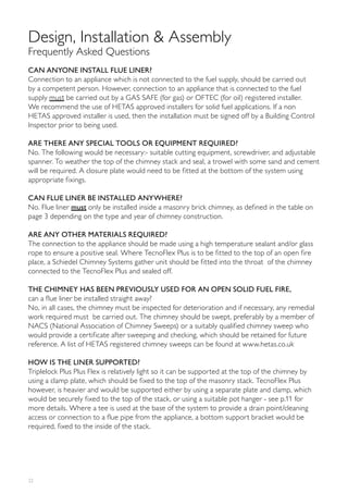 Flexible Liners installation instructions | PDF