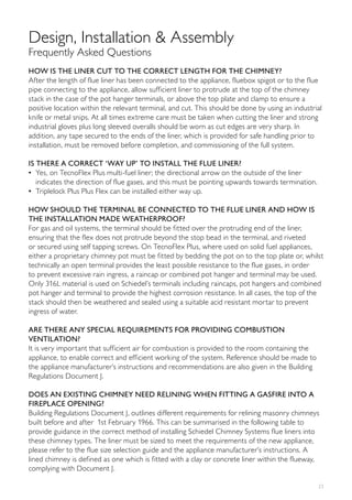 Flexible Liners installation instructions | PDF