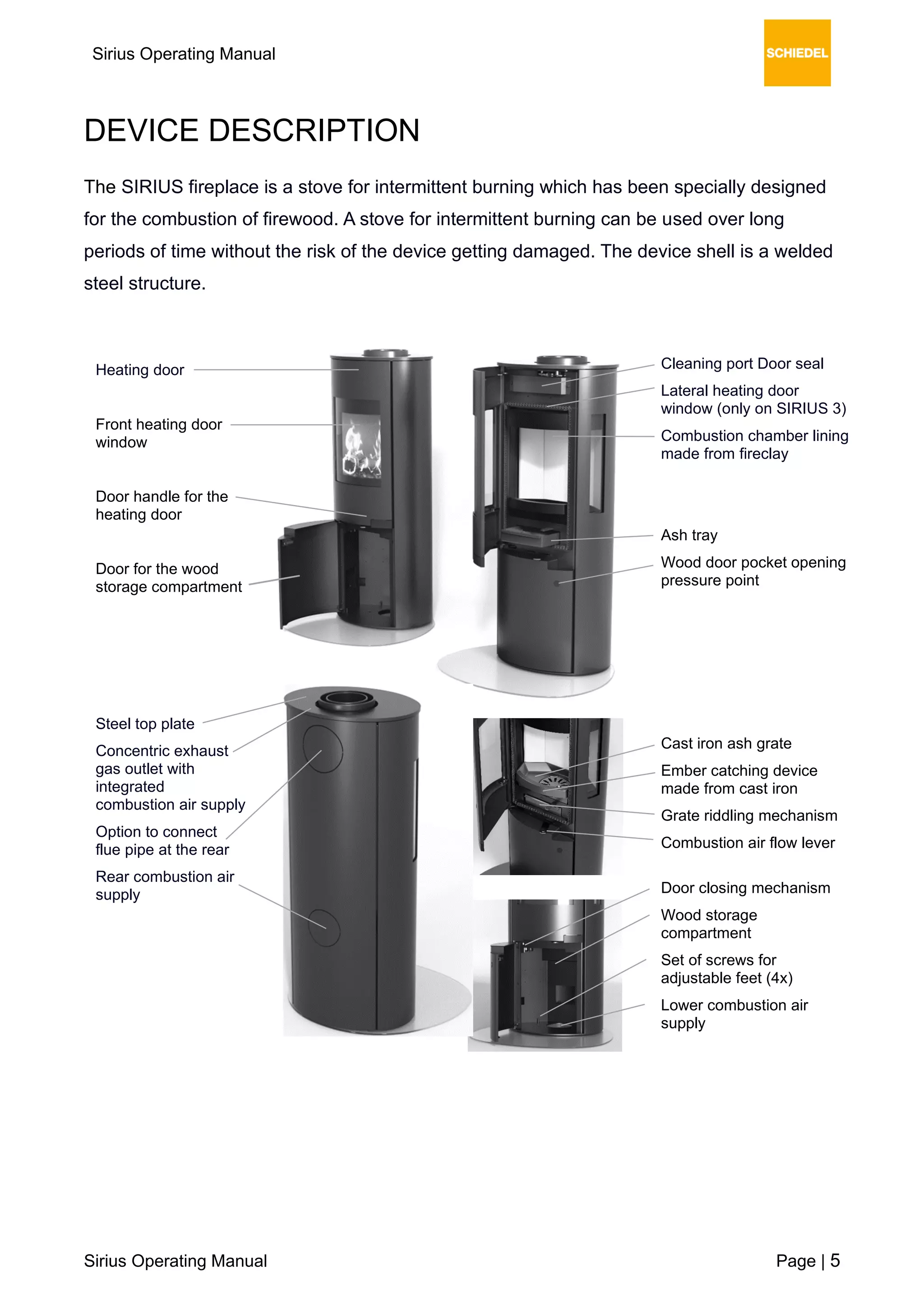 Sirius stove system operating manual | PDF