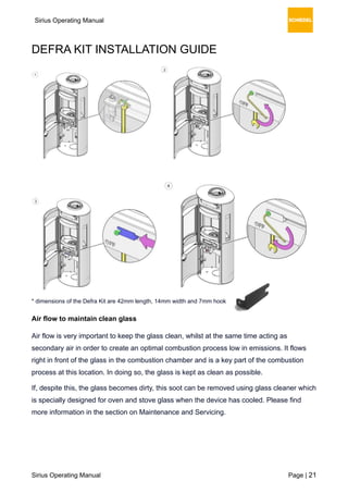 Sirius stove system operating manual | PDF