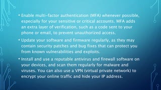 Cyber security best practices power point presentation | PPTX