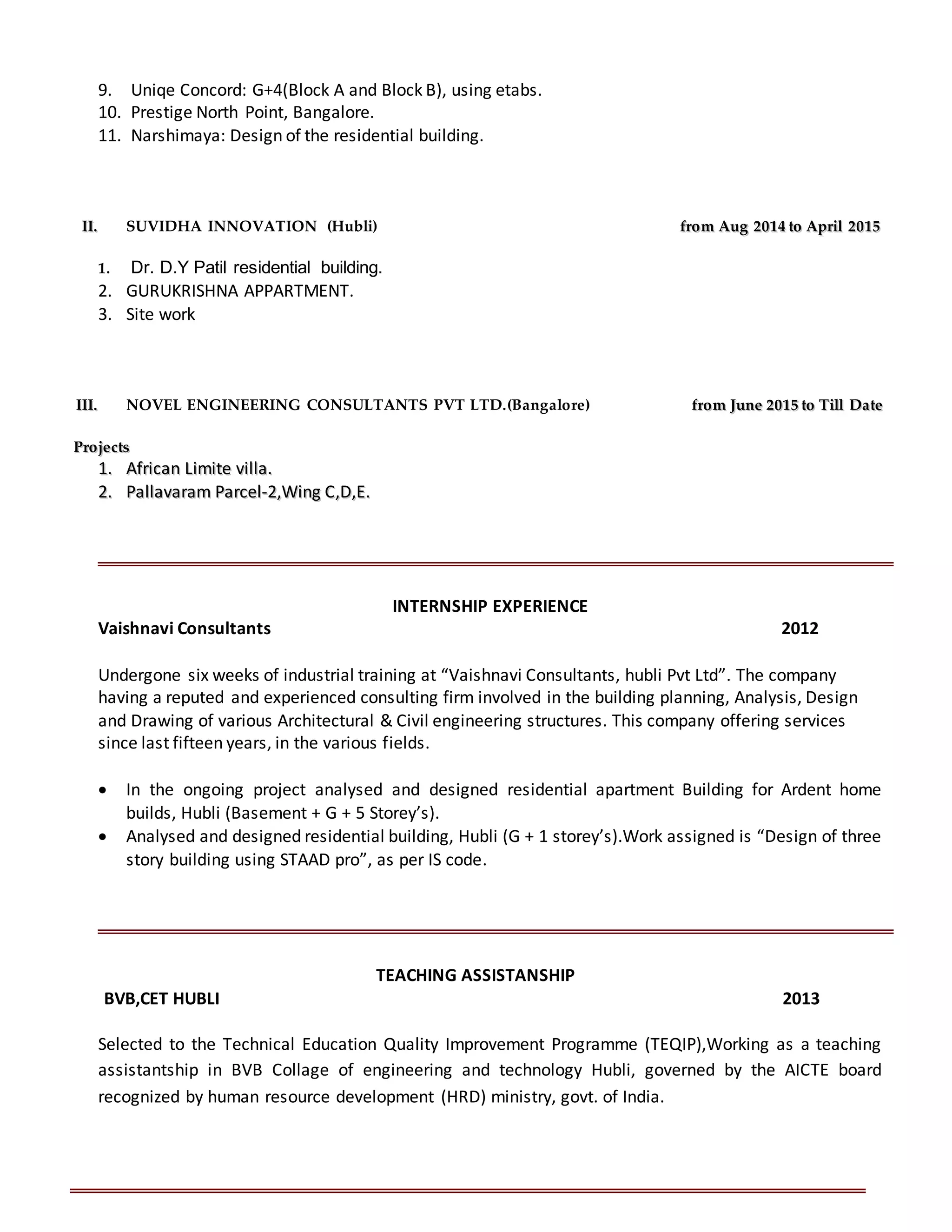 MEGHA M_STRUCTURAL ENG RESUME - 1 | PDF