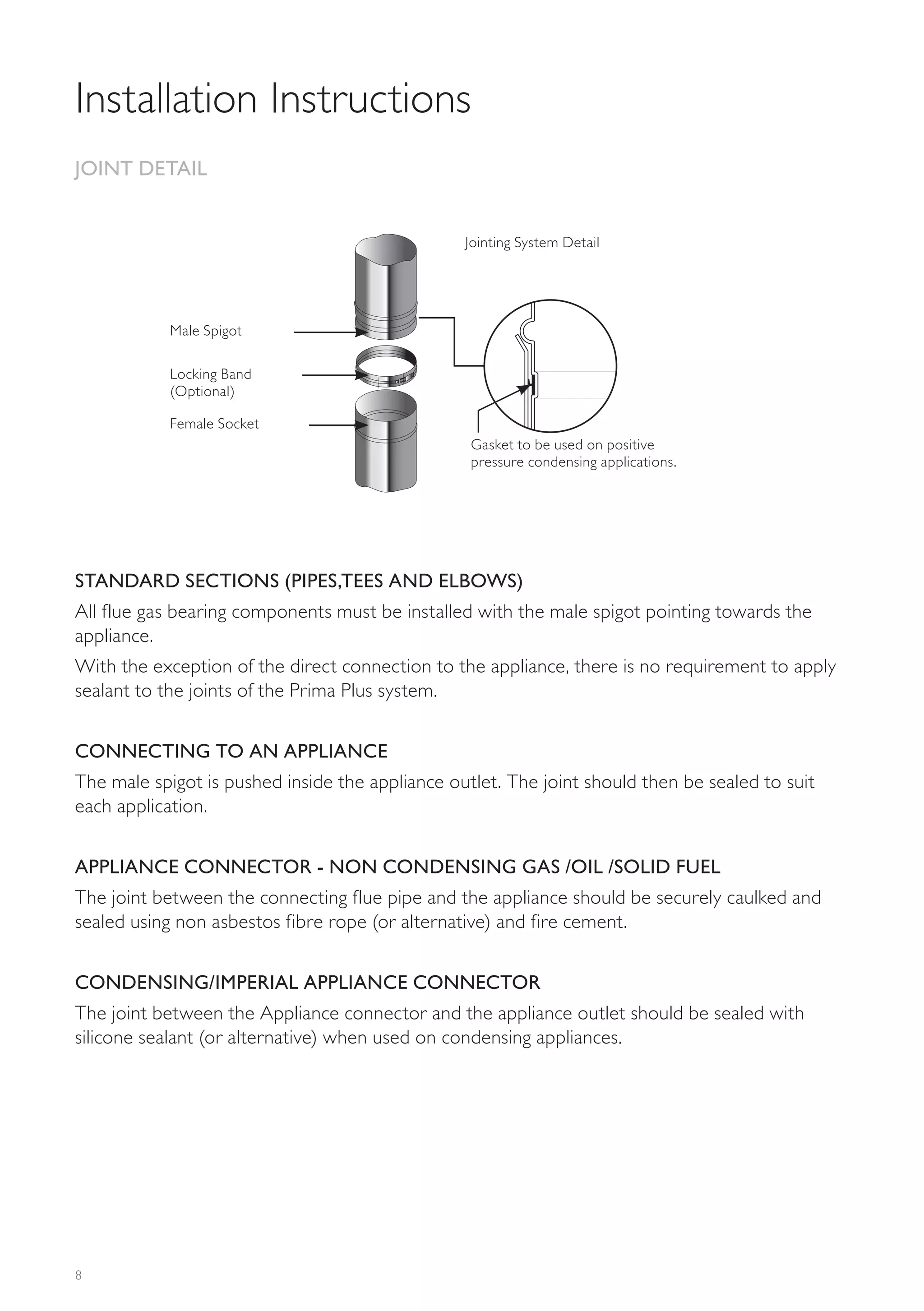 Prima Plus flue system installation instructions | PDF | Home ...