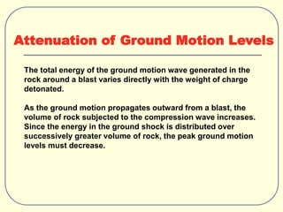 Causes, Effects and Abbatement GROUND VIBRATIONS | PPT