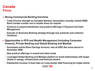 HSBC In North America (USA & Canada) | PPT