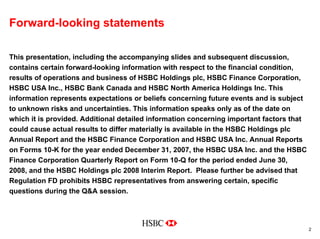 HSBC In North America (USA & Canada) | PPT