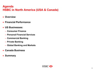 HSBC In North America (USA & Canada) | PPT