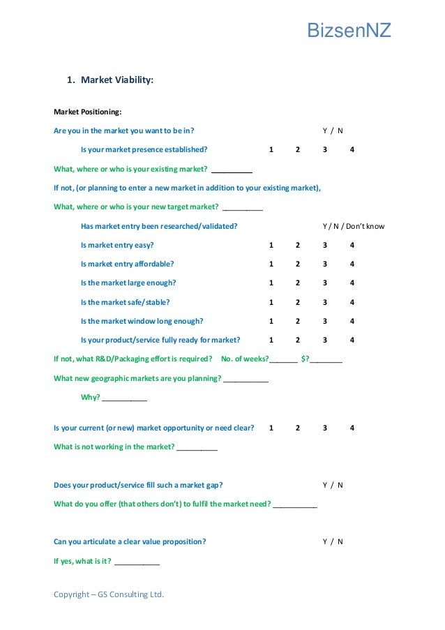 Business Viability Assessment