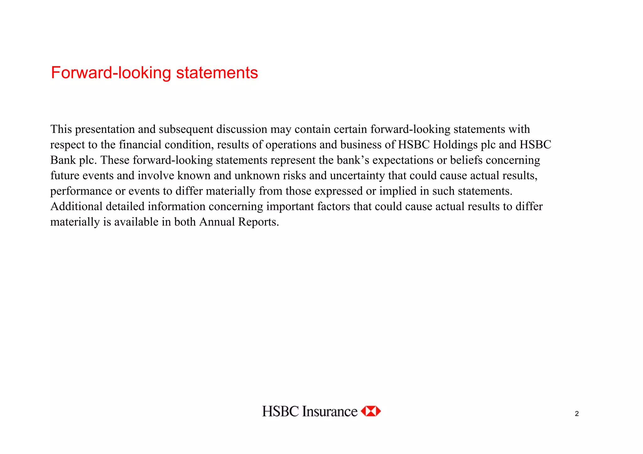 An introduction to HSBC Insurance | PDF