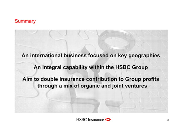 An introduction to HSBC Insurance | PDF
