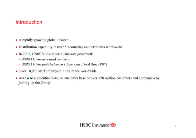 An introduction to HSBC Insurance | PDF
