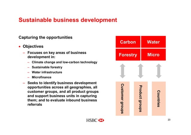 Sustainability at HSBC | PDF | Business Accounting & Finance | Business