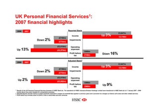 HSBC in the UK / Annual Results | PDF