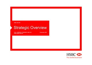 HSBC New York City Investor Roadshow | PDF