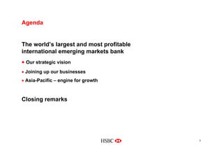 HSBC Our Vision - Asia Pacific | PDF