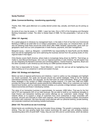 HSBC Commercial Banking - Transforming Opportunity | PDF