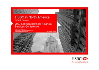 HSBC in North America | PPT