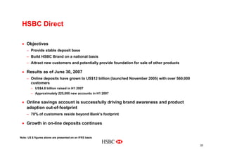 HSBC in North America | PPT