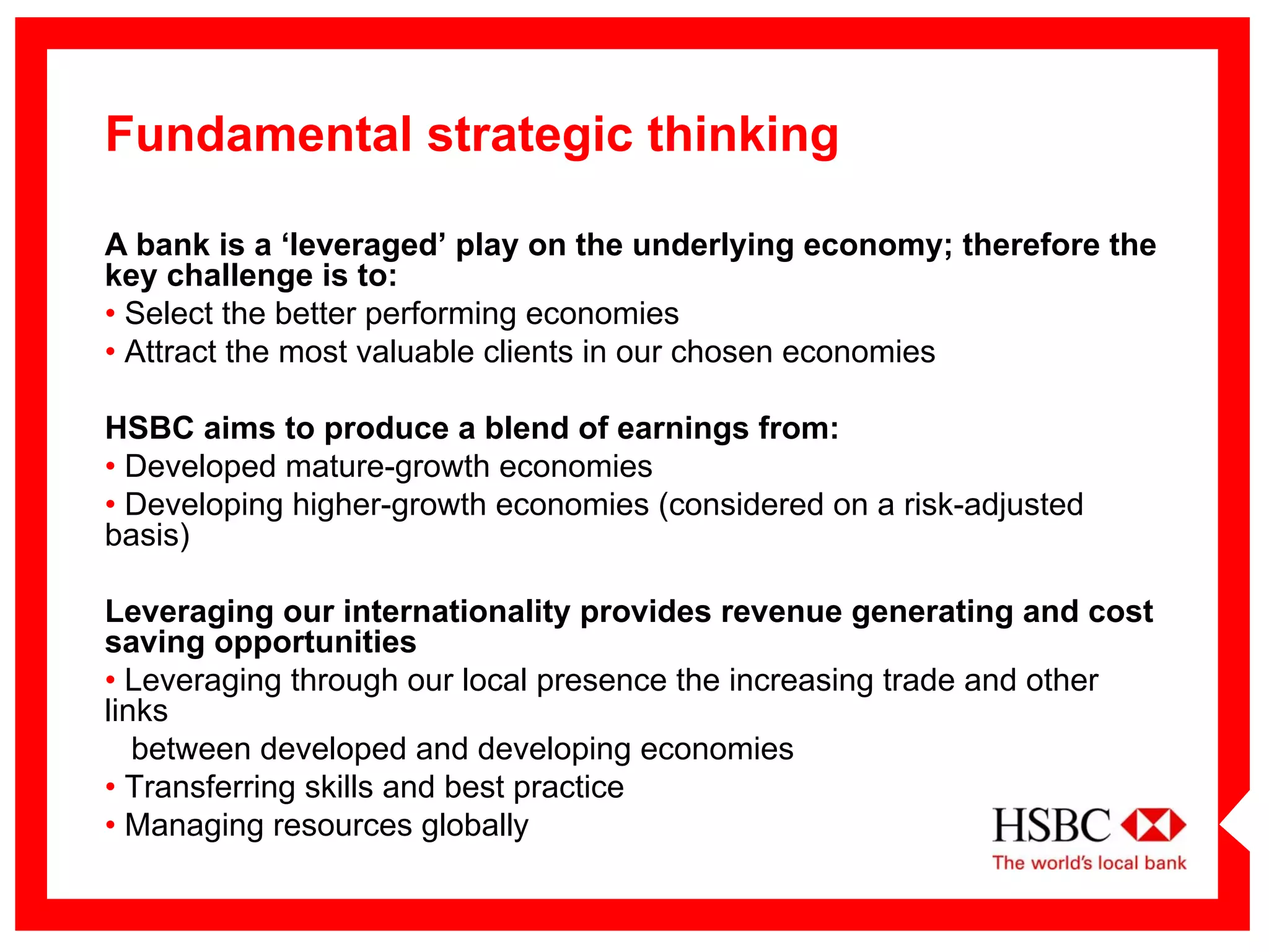 Sustainable development at HSBC | PDF | Environmental Services Industry ...