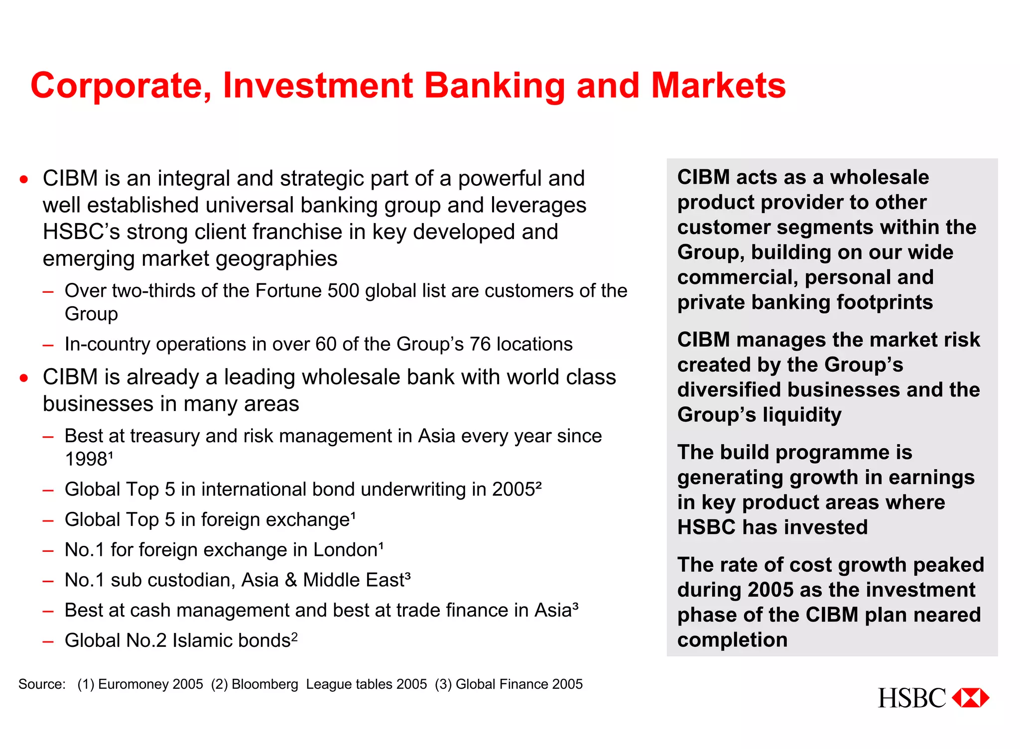 HSBC The World's Local Bank | PPT