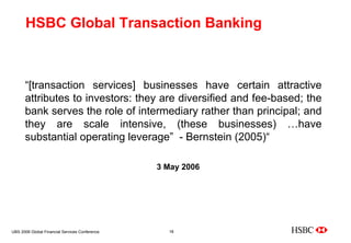 HSBC Turning Scale and Complexity into Competitive Advantage | PDF