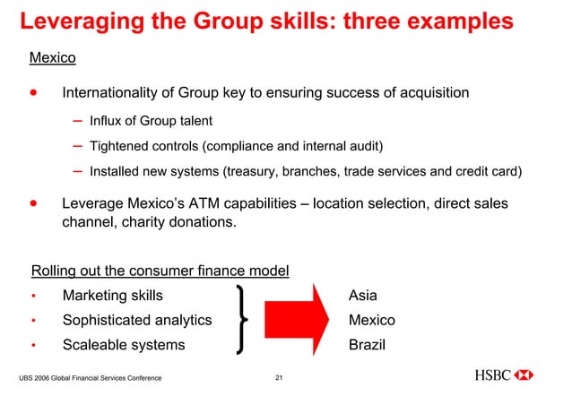 HSBC Turning Scale and Complexity into Competitive Advantage | PDF ...