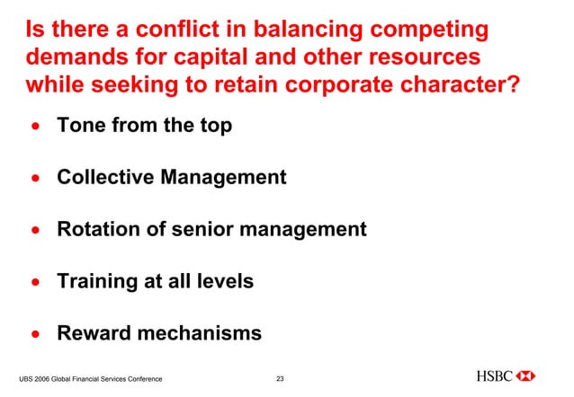 HSBC Turning Scale and Complexity into Competitive Advantage | PDF | Business Accounting ...