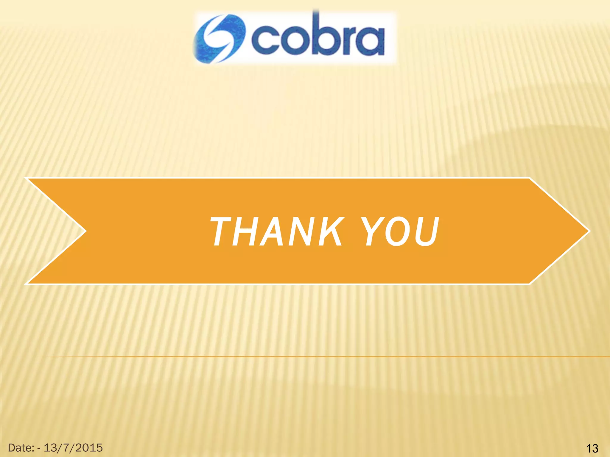 COBRA PRESENTATION | PPT