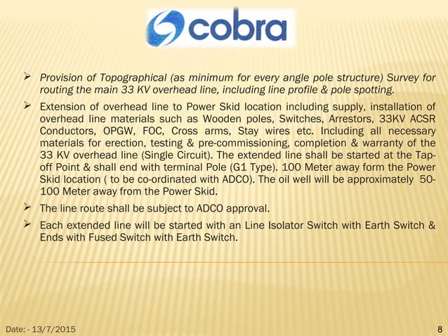 COBRA PRESENTATION | PPT