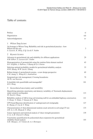 Geotechnical Safety and Risk IV Limin Zhang | PDF