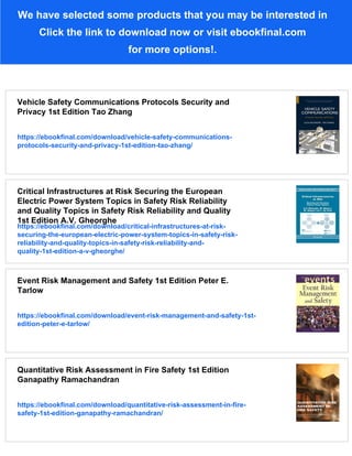 Geotechnical Safety and Risk IV Limin Zhang | PDF