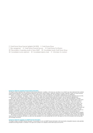 credit-suisse Corrected Financial | PDF