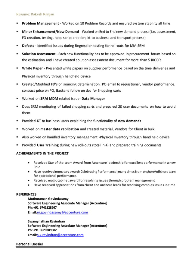 Resume_Rakesh_SAP MM-SRM | DOCX