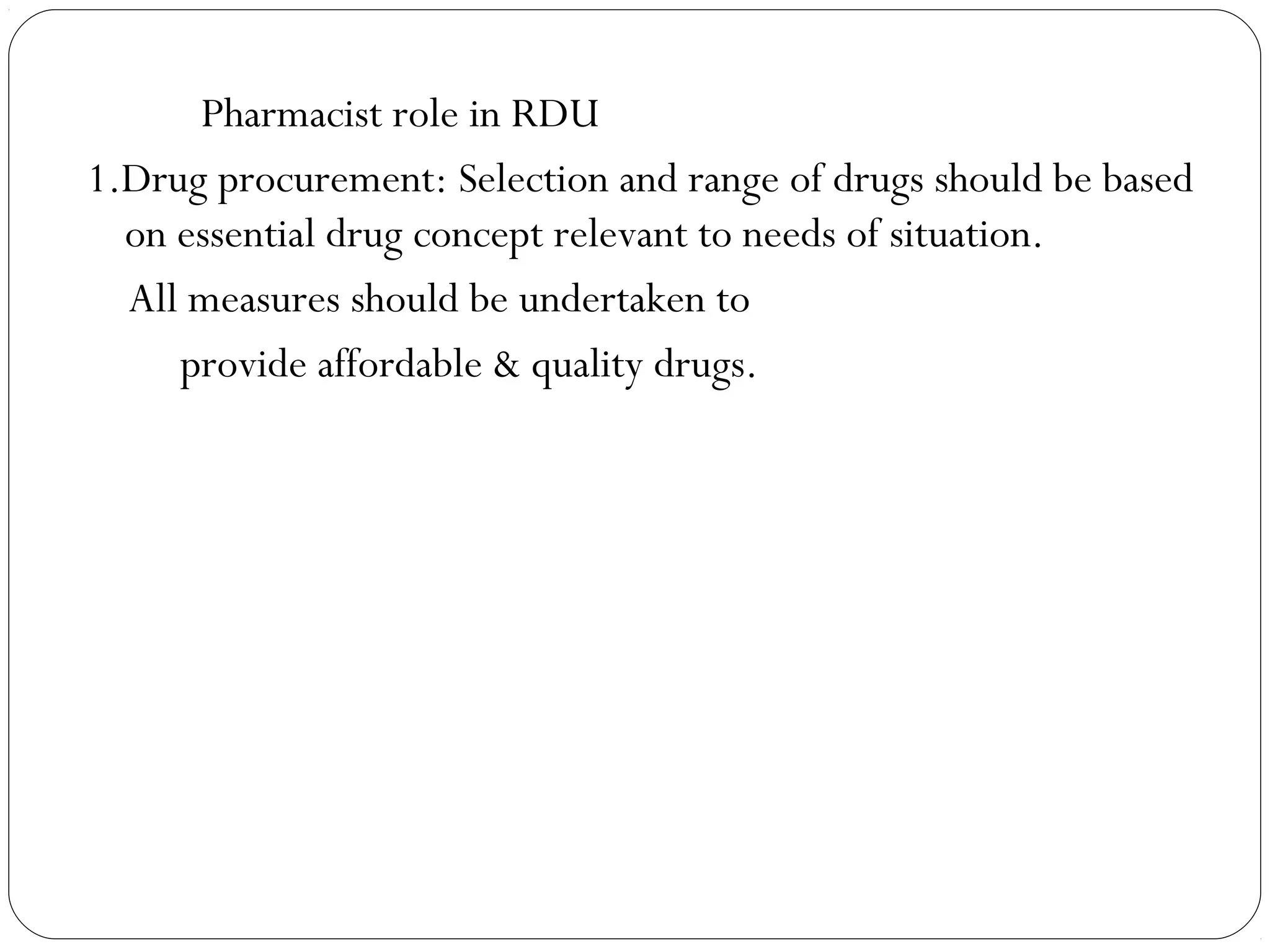 rational drug use | PPT