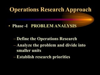 operation research and optimization academic | PPT