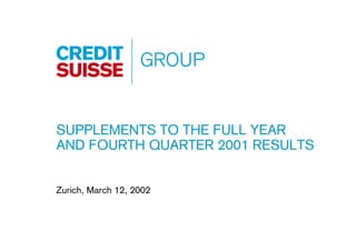 .credit-suisse- Supplements | PPT