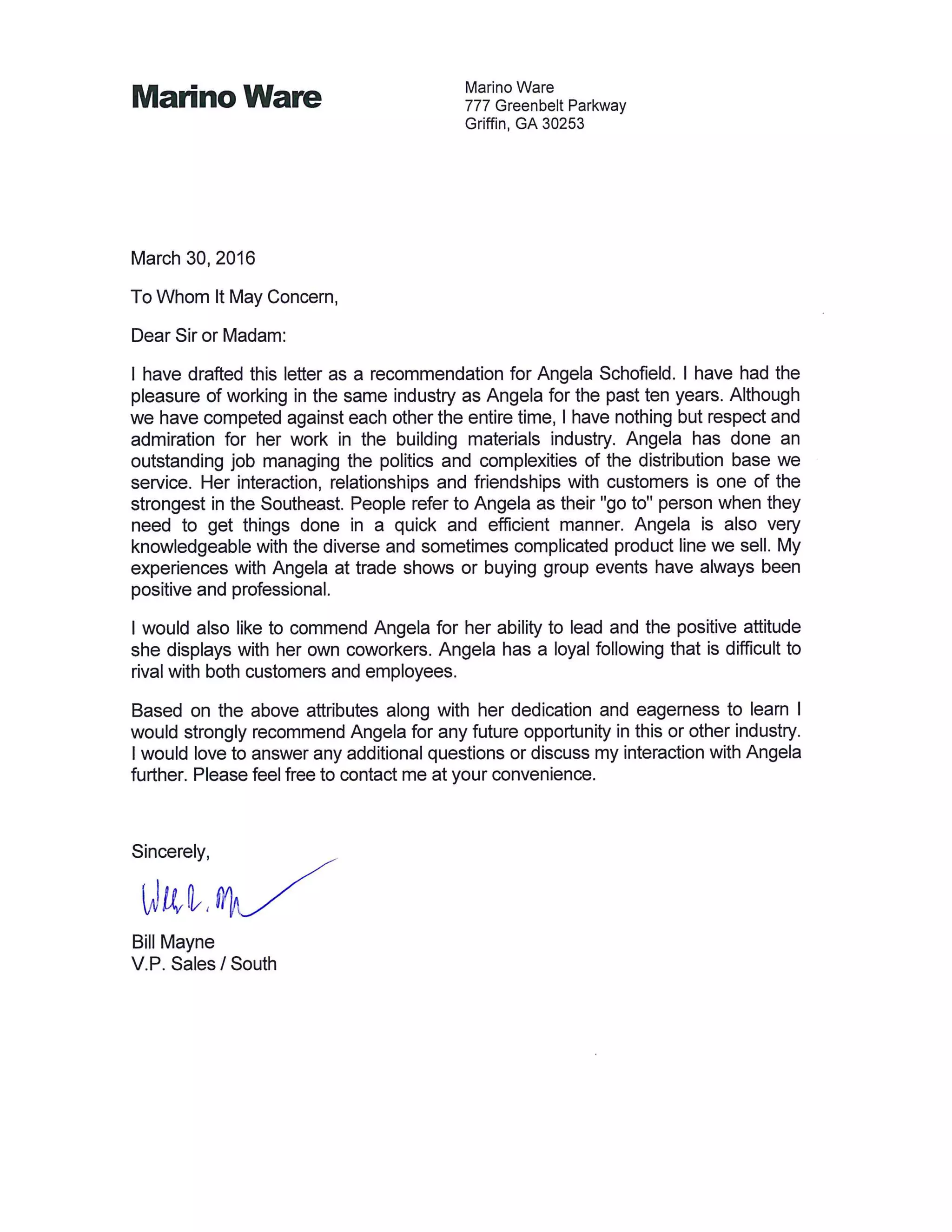 Letter of Recommendation | PDF