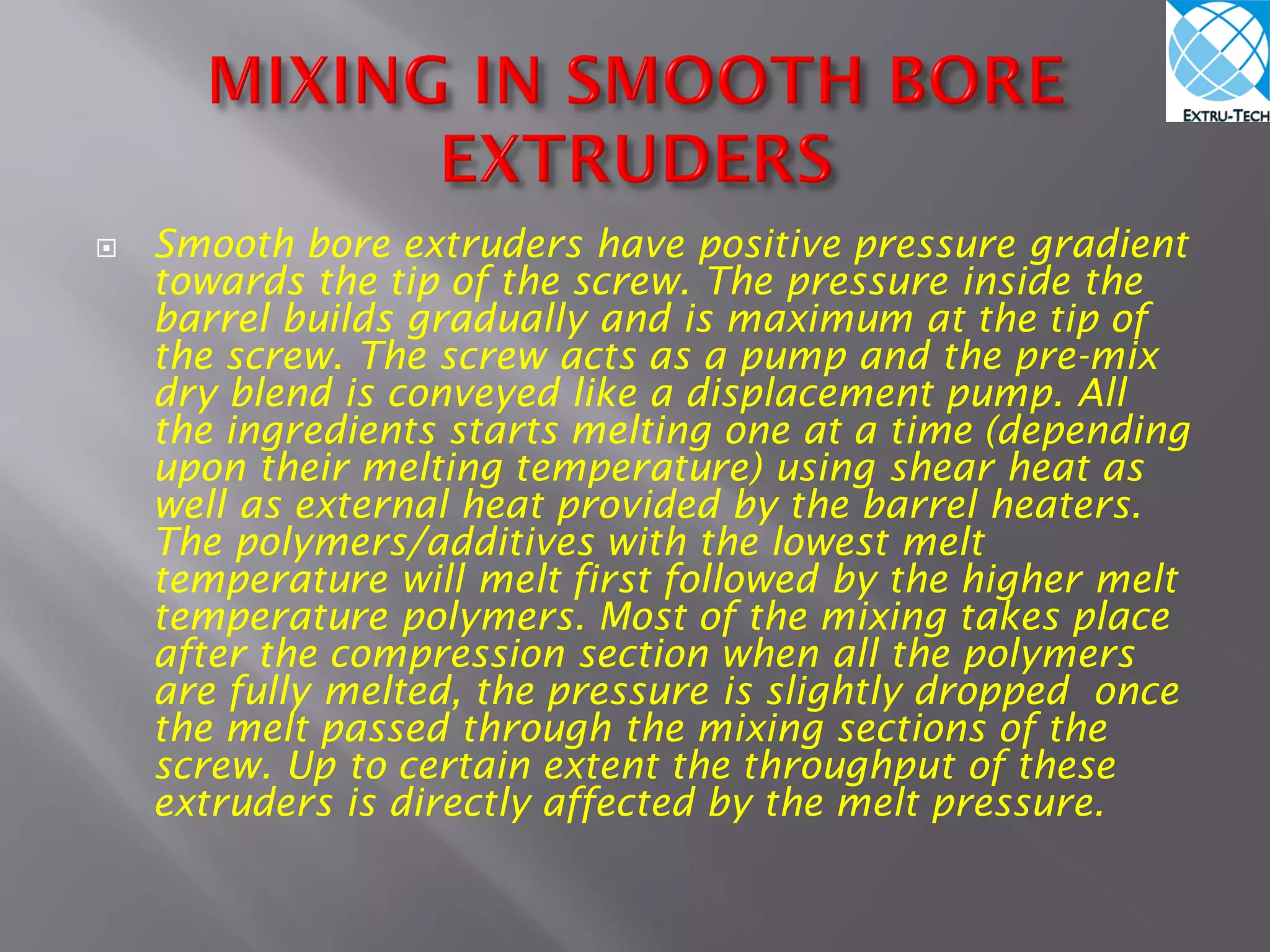 Polymer melting and Mixing | PDF