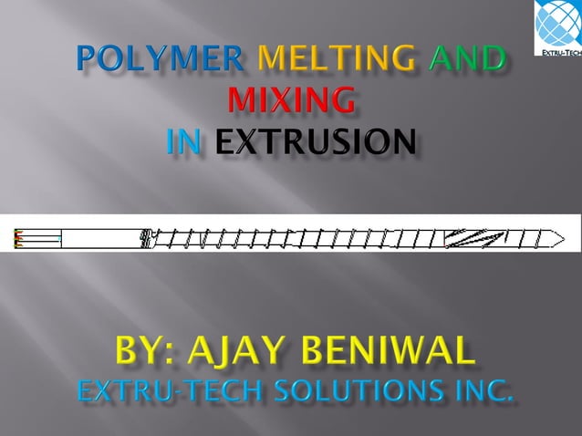 Polymer melting and Mixing | PDF | Chemistry | Science