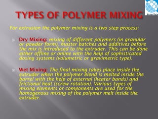 Polymer melting and Mixing | PDF