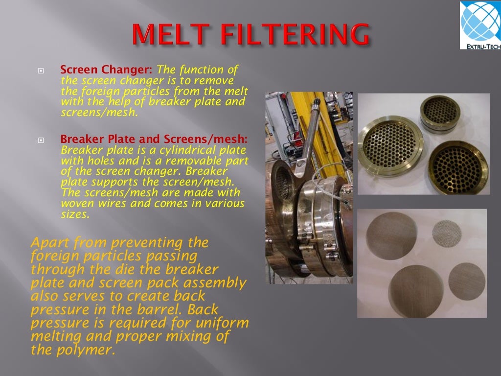 Polymer melting and Mixing