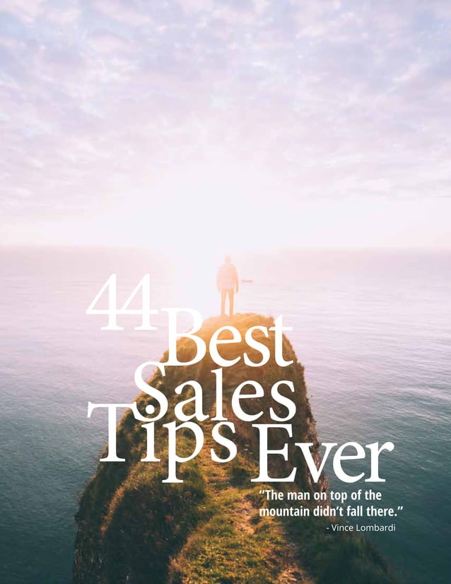 44-best-sales-tips-ever | PDF
