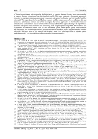 Optimal state estimation techniques for accurate measurements in internet of things enabled ...