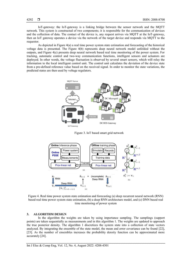 Optimal state estimation techniques for accurate measurements in ...