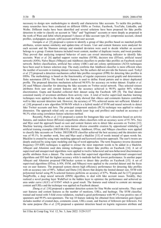 Fake accounts detection system based on bidirectional gated recurrent ...