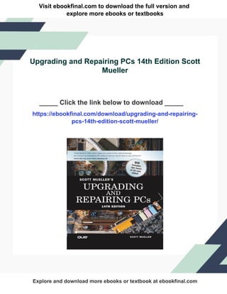 Upgrading and Repairing PCs 14th Edition Scott Mueller | PDF