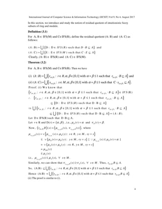 Residual Quotient and Annihilator of Intuitionistic Fuzzy Sets of Ring and Module | PDF