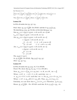 Residual Quotient and Annihilator of Intuitionistic Fuzzy Sets of Ring and Module | PDF