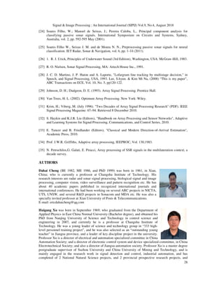 SHIPS MATCHING BASED ON AN ADAPTIVE ACOUSTIC SPECTRUM SIGNATURE DETECTION ALGORITHM | PDF