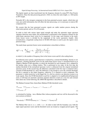 SHIPS MATCHING BASED ON AN ADAPTIVE ACOUSTIC SPECTRUM SIGNATURE DETECTION ALGORITHM | PDF